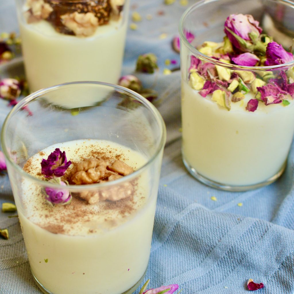 Mhalabiyeh Milchpudding Rezept- Lebanese Cooking Days